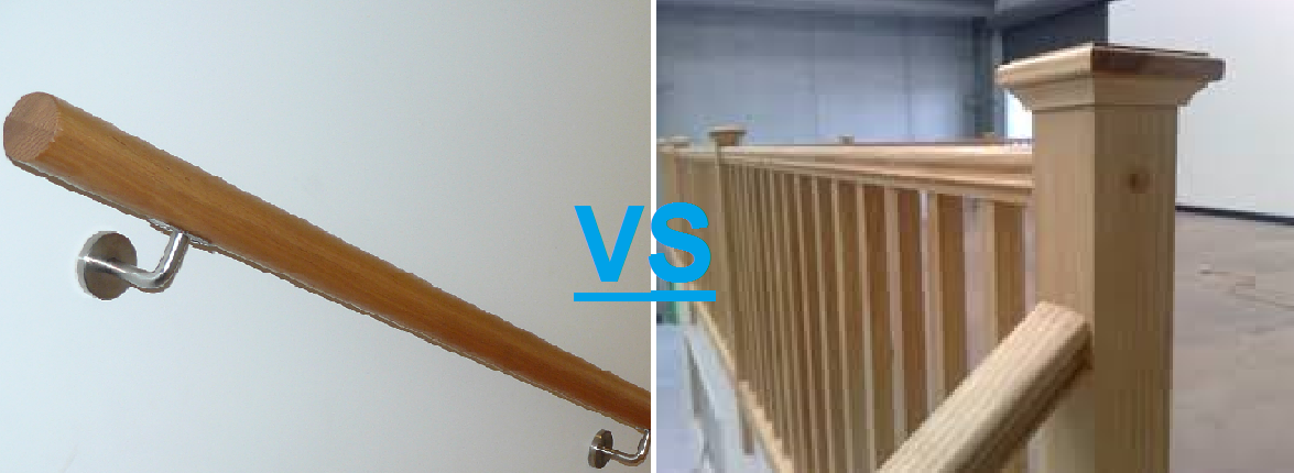 Handrail vs Balustrade - Balustrade Geelong - Coastal Staircases